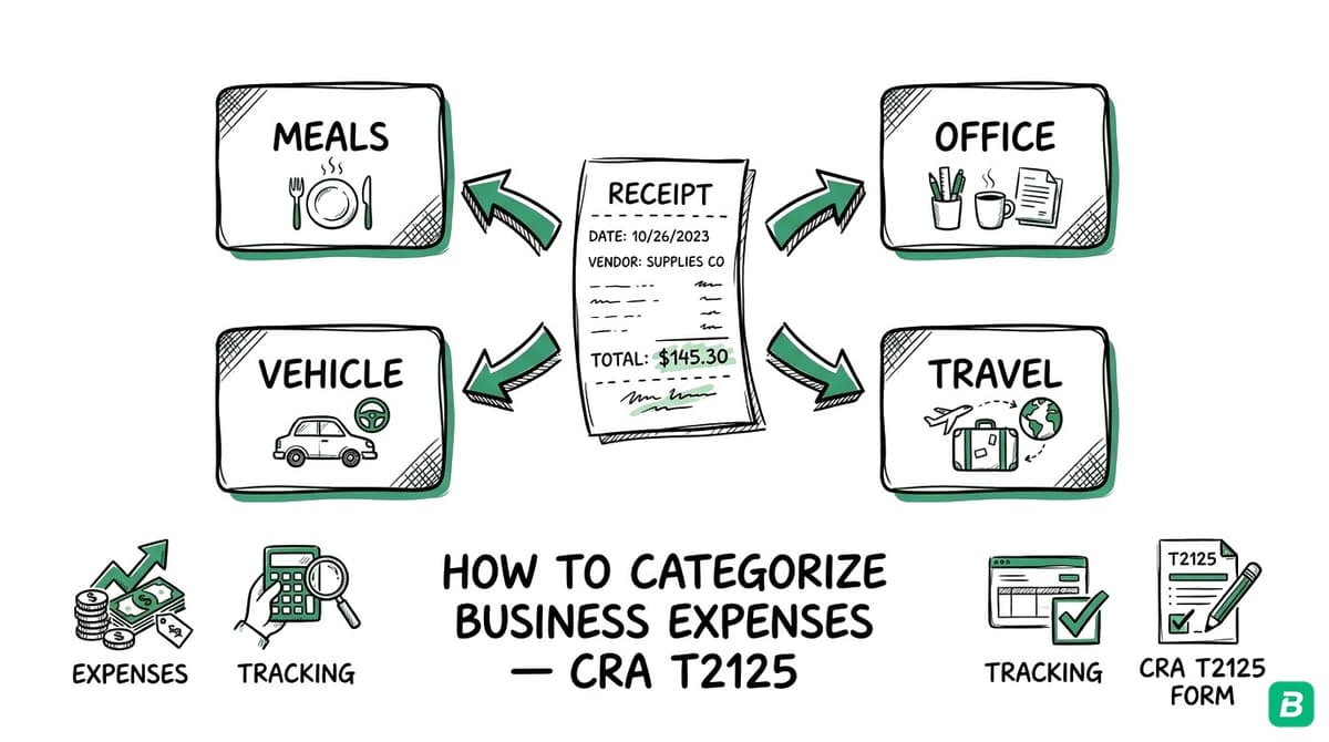 How to Categorize Business Expenses in Canada: T2125 Categories ...